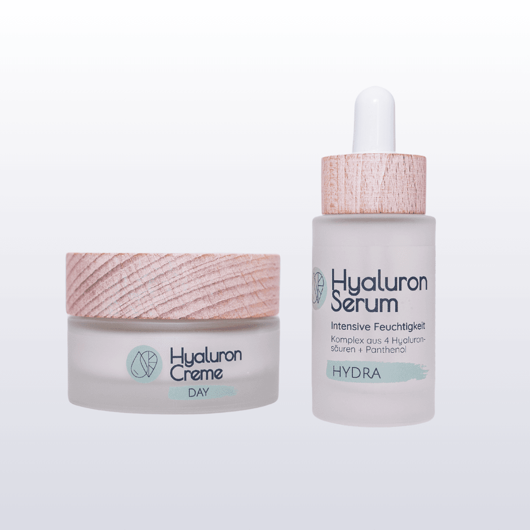 Hyaluron Creme & Serum HYDRA – Intensive Feuchtigkeitspflege – Revit Nature